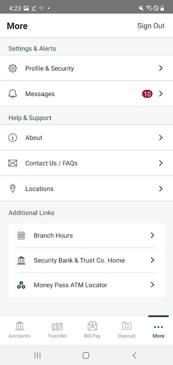 Online and Mobile Banking | Security Bank & Trust Co.